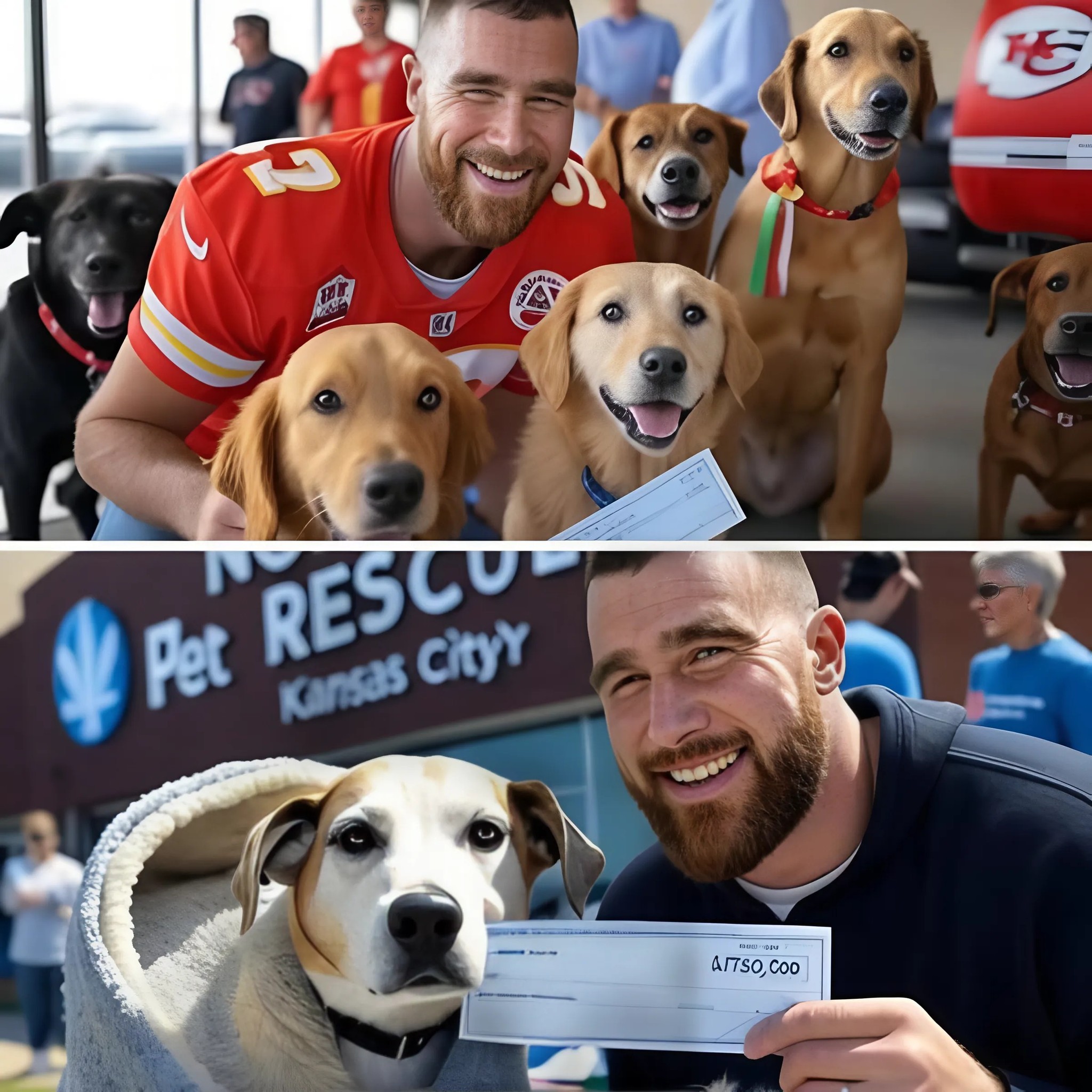 Travis Kelce buys a dog rescue center that's about to close – but what ...